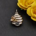 Sterling Silver Beehive Charm With Bronze Bee, Bee Charm, Bee Hive ...