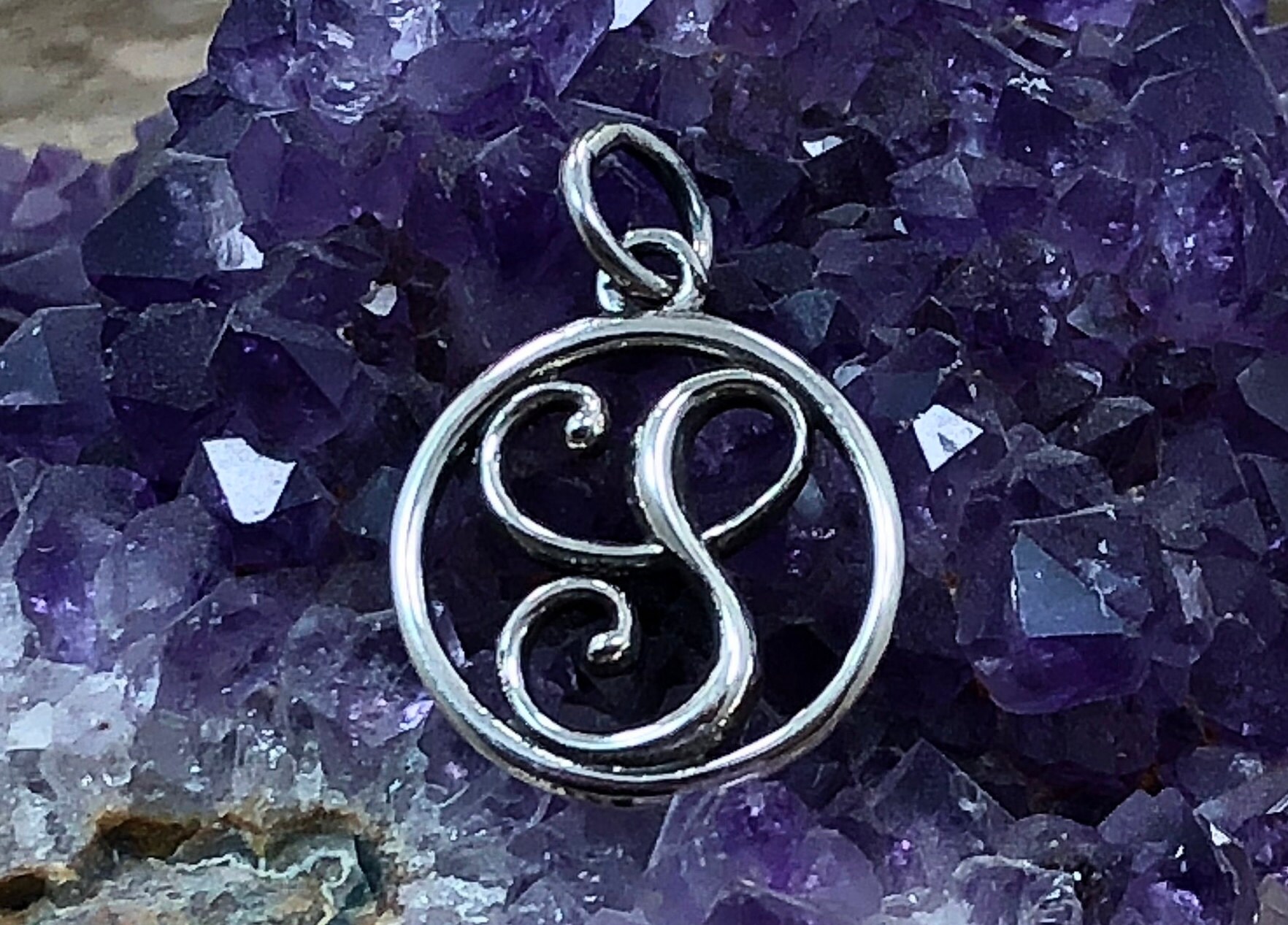 Letter S Charm Cursive Letter S Charm Alphabet Charm Letter - Etsy