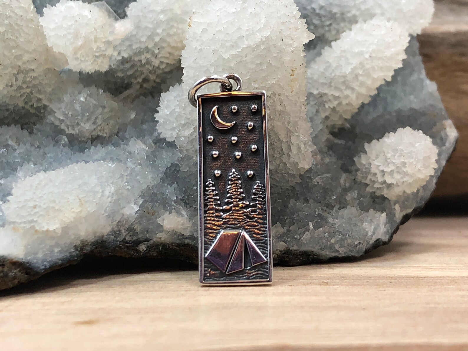 Tent Charm, Camping Charm, Campfire Scene Charm, Camping Scene Charm ...