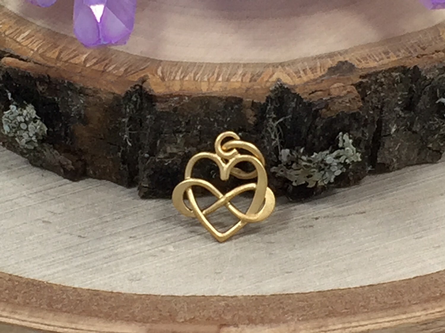 Infinity Heart Charm Infinity Charm Heart Charm Infinity | Etsy