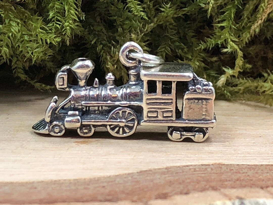 Locomotive Charm, Train Charm, Steam Engine Charm, Rail Road Charm ...