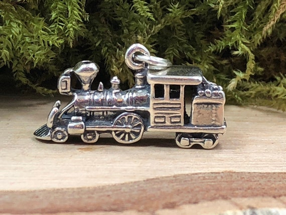 Locomotive Charm Train Charm Steam Engine Charm Rail Road | Etsy