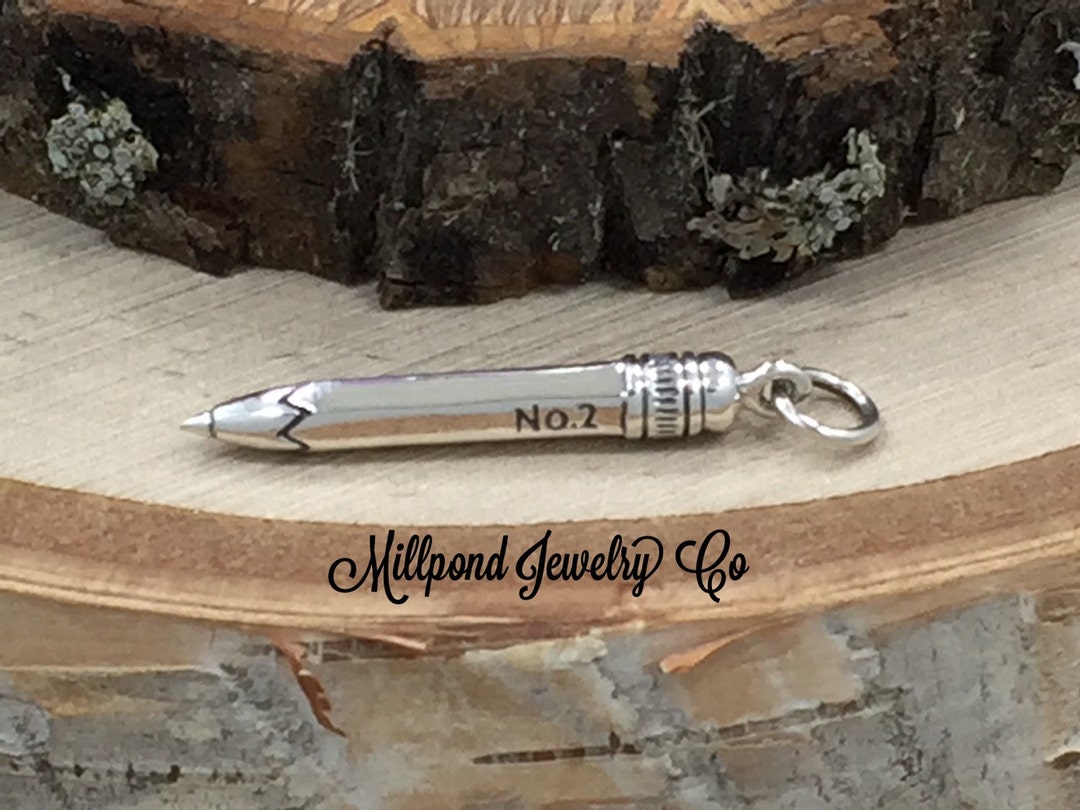 Pencil Charm, #2 Pencil Charm, School Charm, Teacher Charm, Student ...