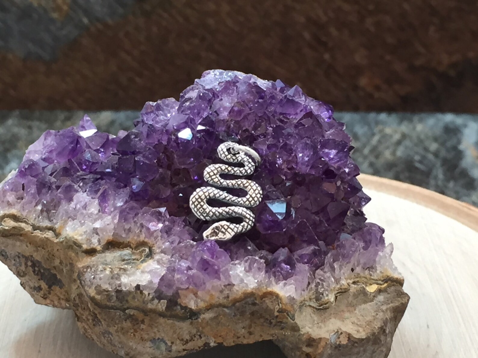 Snake Charm Snake Pendant Sterling Silver Charm Reptile - Etsy