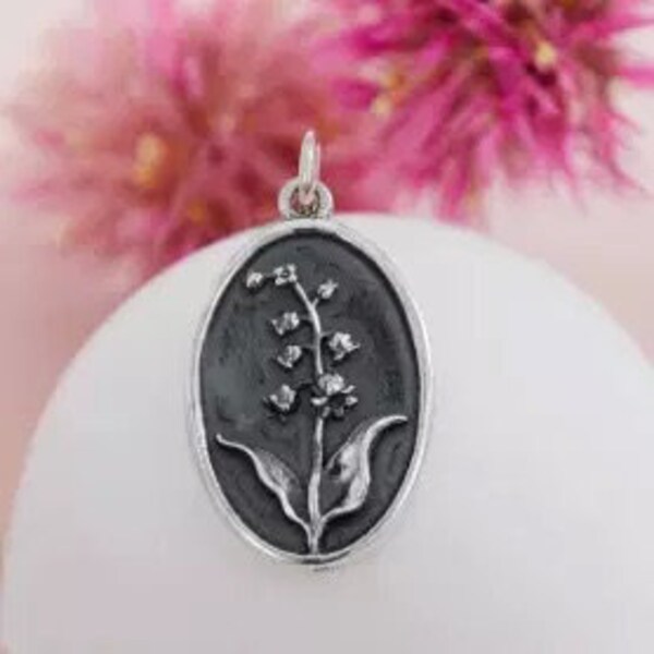 Sterling Birth Flower Charms - Etsy