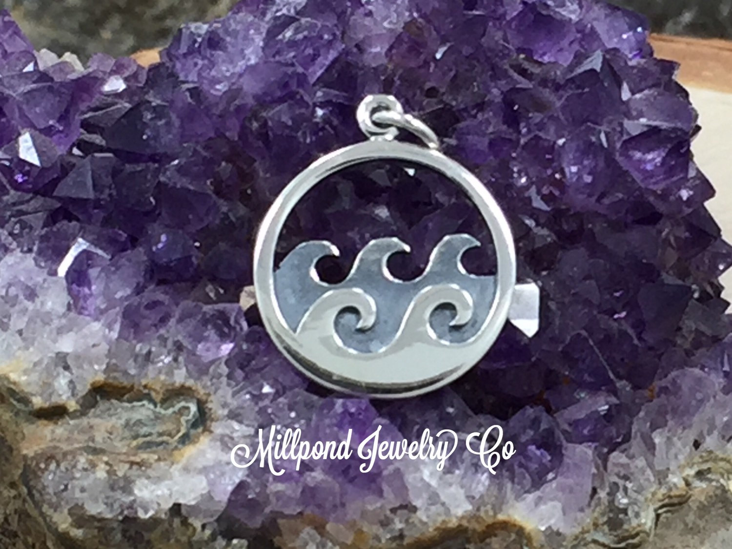 Waves Charm Ocean Charm Beach Charm Sea Life Charm Ocean - Etsy