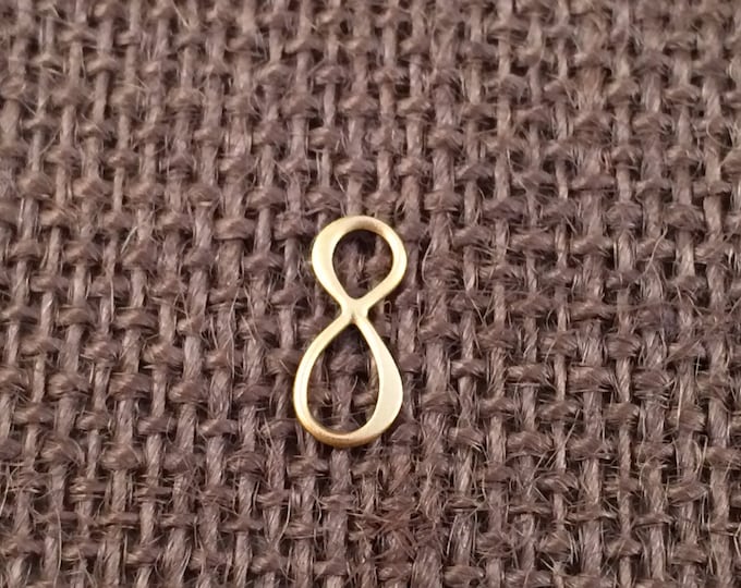 Infinity Heart Charm, Infinity Charm, Heart Charm, Infinity Pendant ...