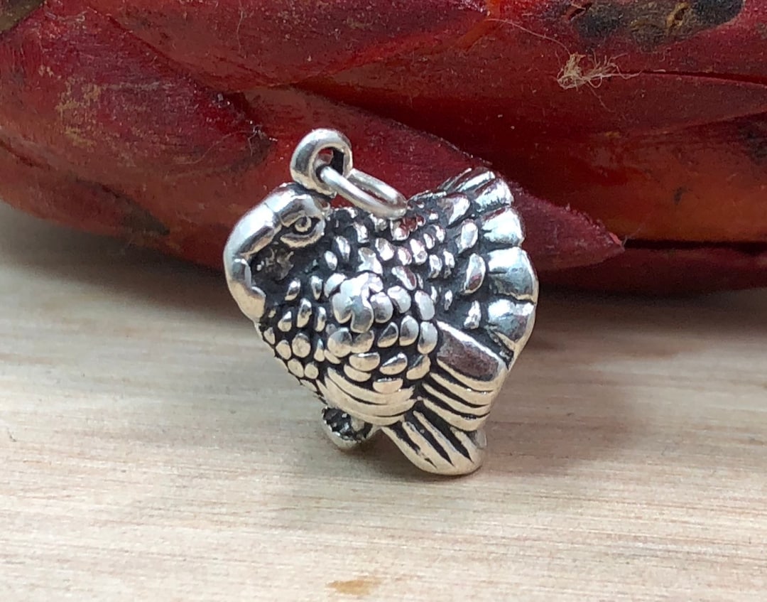 Turkey Charm, Turkey Pendant, Thanksgiving Charm, Thanksgiving Day ...