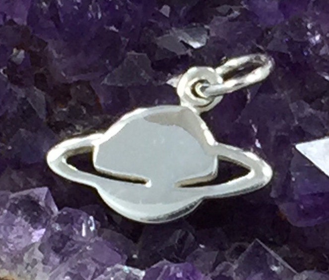 Saturn Charm Planet Charm Outer Space Charm Galaxy Charm - Etsy