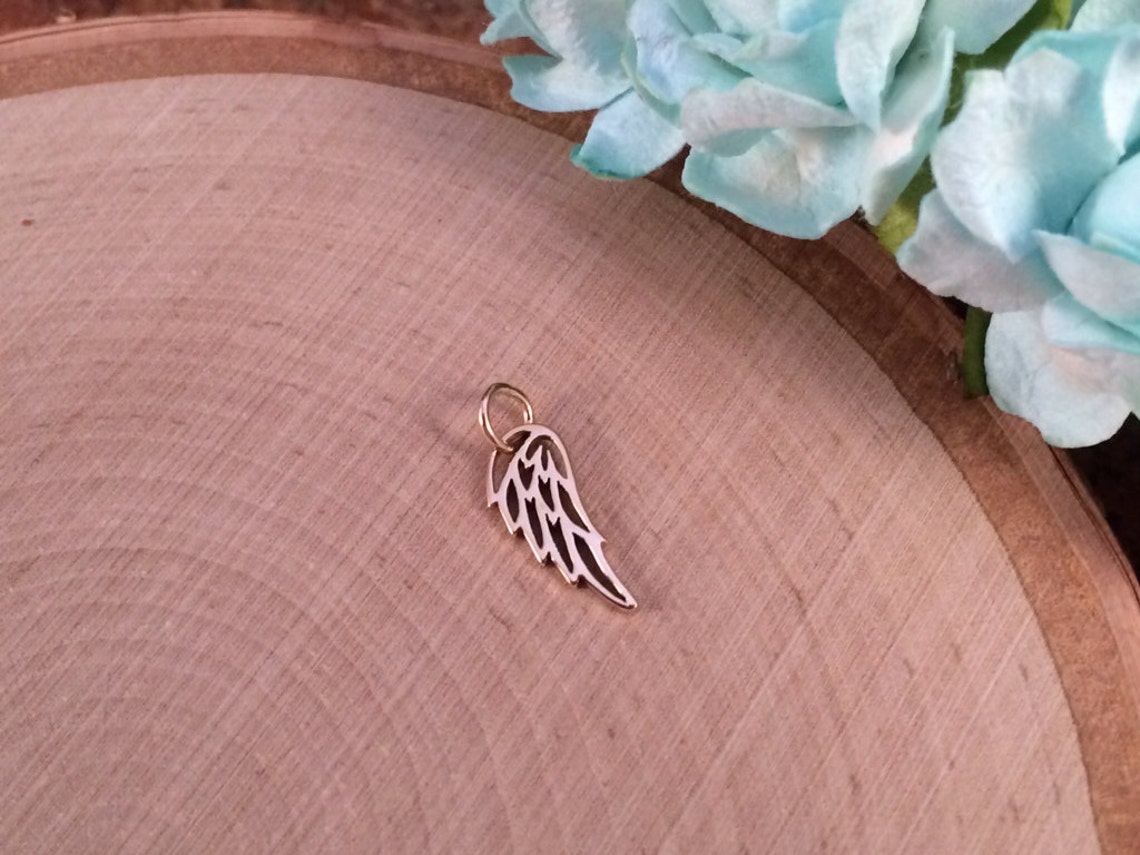 Angel Wing Charm Angel Wing Pendant Bronze Angel Wing Charm - Etsy