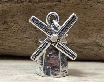 Silver Windmill - Etsy