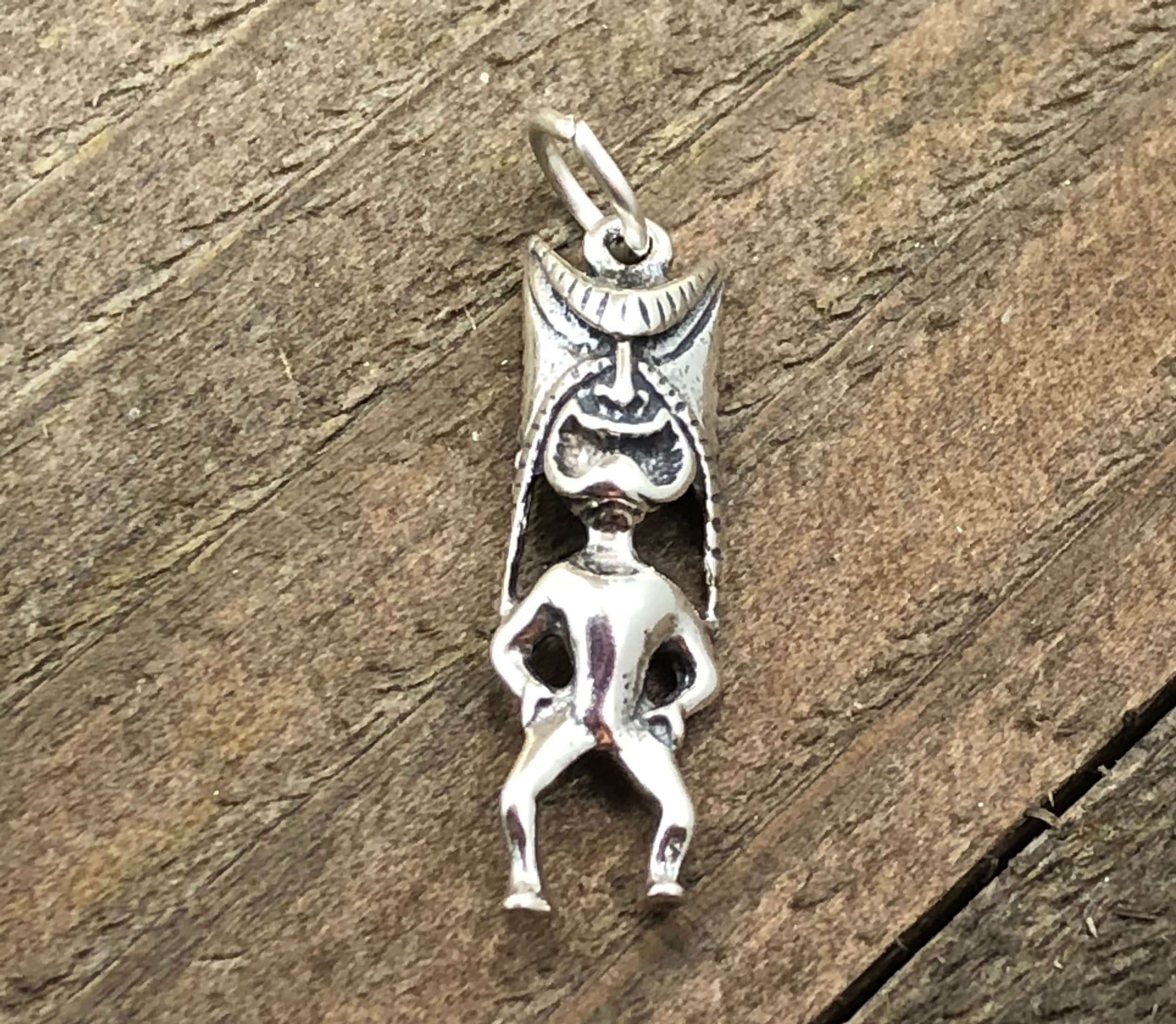 Tiki Charm Tiki Pendant Hawaii Charm Hawaii Pendant - Etsy