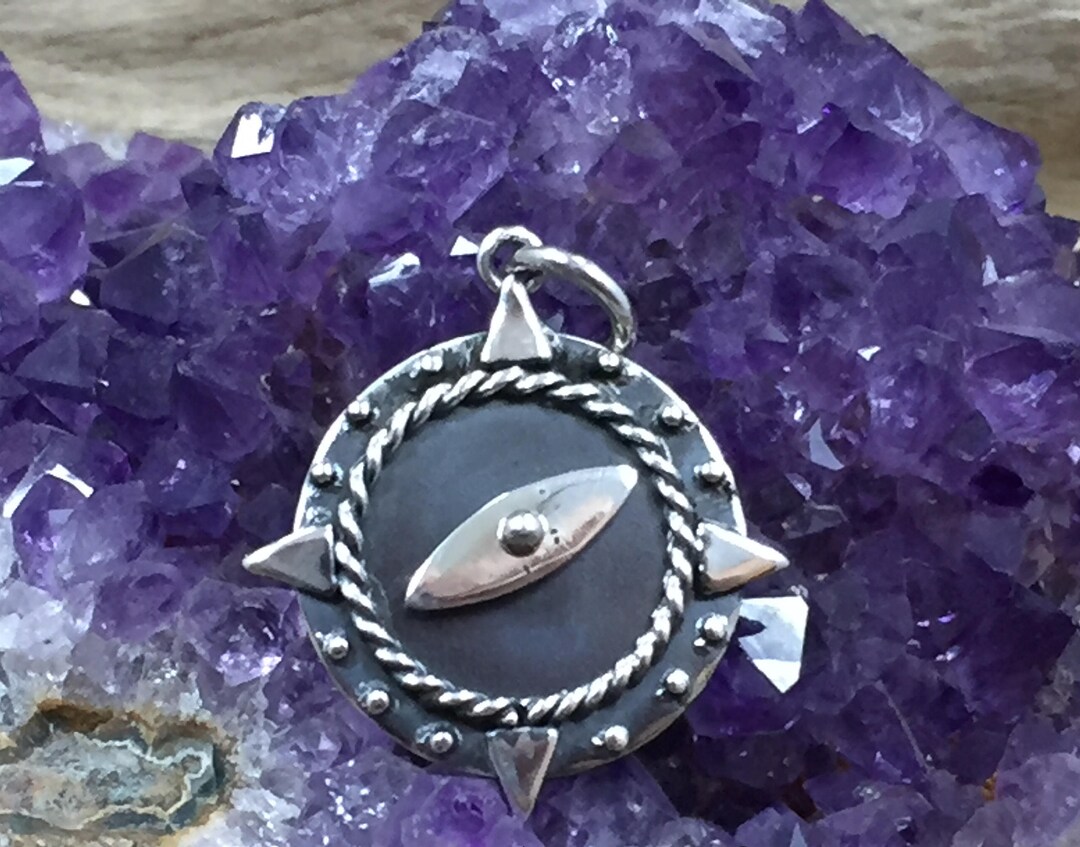 Compass Charm, Compass With Spinning Needle Charm, Sterling Silver ...