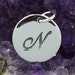 Alphabet Charm Letter Charm N Charm Letter N Charm Script - Etsy