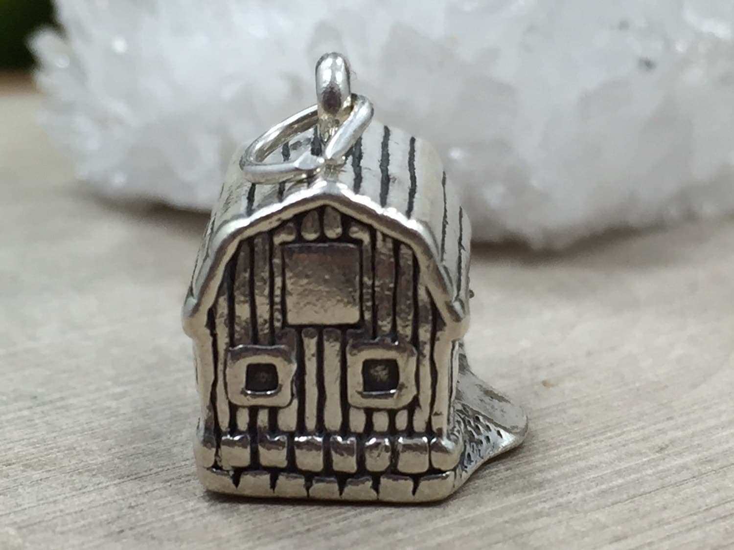 Barn Charm Farm Charm Farmer Charm Farm Pendant Sterling | Etsy