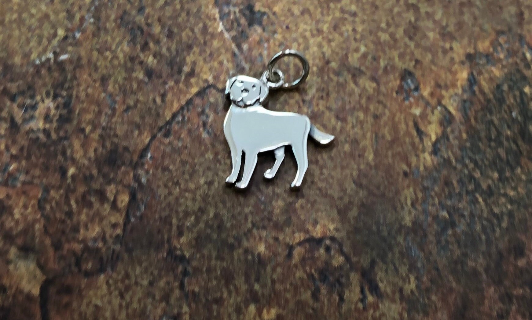 Sterling Silver Labrador Charm Labrador Charm Sterling - Etsy