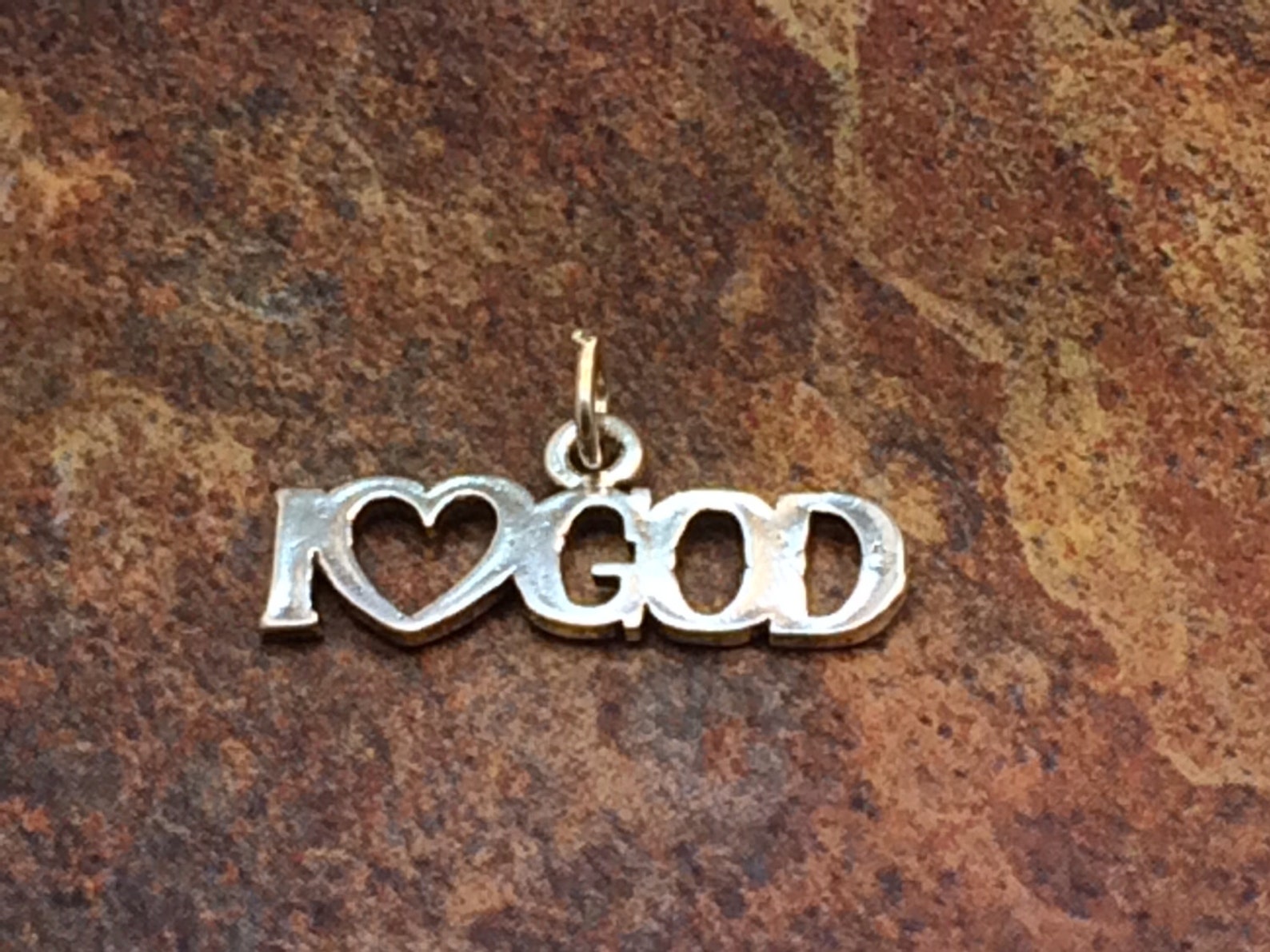 I Love God Charm I Heart God Charm Religious Charm - Etsy