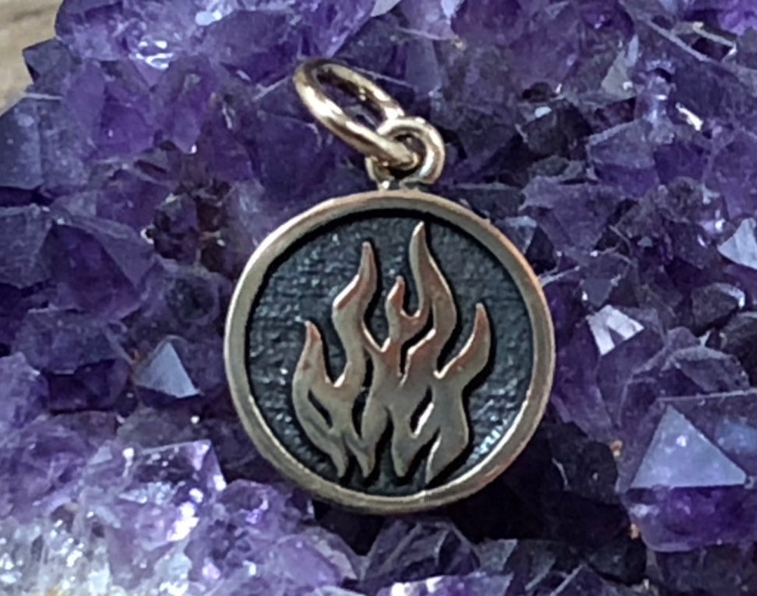 Four Elements Charm Elements Charm Fire Element Charm - Etsy
