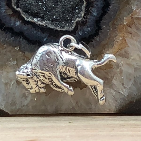 Bison Charm - Etsy