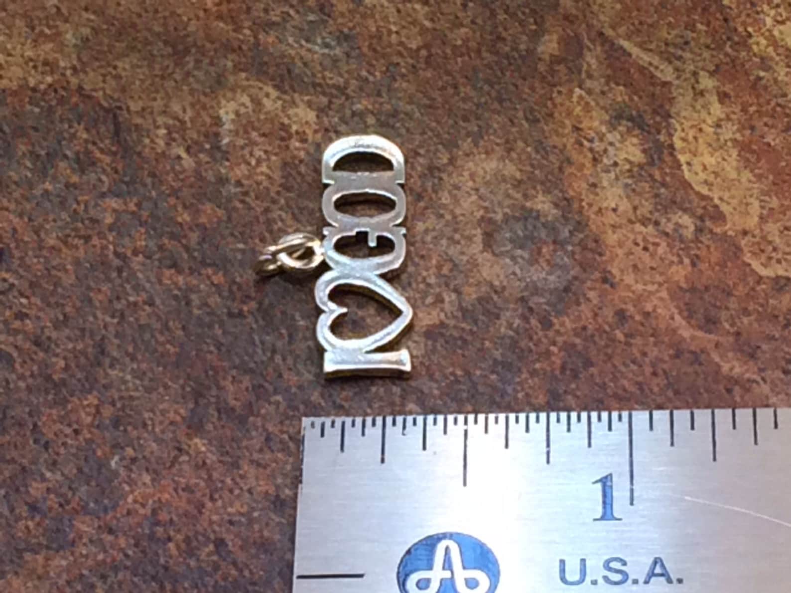 I Love God Charm I Heart God Charm Religious Charm - Etsy