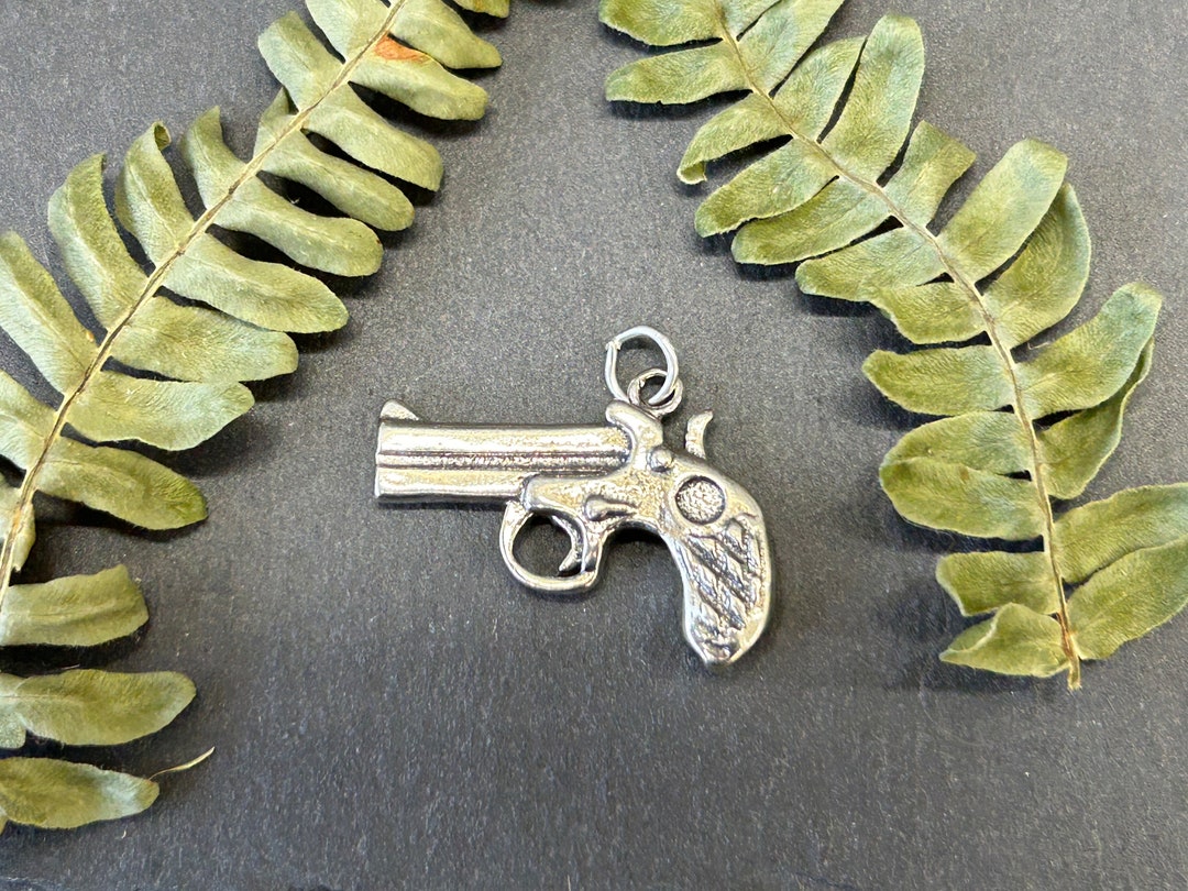 Revolver Charm, Gun Charm, Hand Gun Charm, Gun Charm, Revolver Charm ...