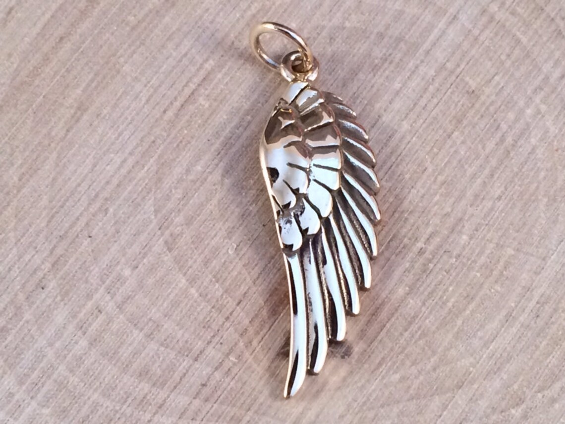 Angel Wing Charm Angel Wing Pendant Bronze Angel Wing Charm - Etsy
