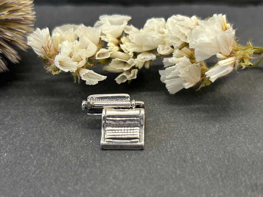 Typewriter Charm, Typewriter Pendant, Antique Charm, Antique Pendant ...