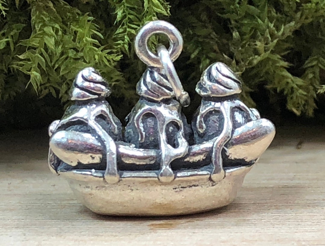 Banana Split Charm, Ice Cream Charm, Ice Cream Pendant, Food Charm ...