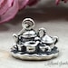 Tea Set Charm, Tea Set Pendant, Sterling Silver Charm, British Charm ...