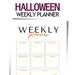 PRINTABLE HALLOWEEN WEEKLY Planner W/happy Pumpkin | Happy Vibes ...