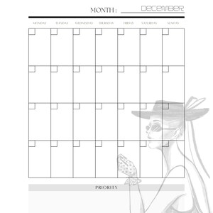 PRINTABLE 12 MONTH BUNDLE Planner | Printable Productivity Planner for ...