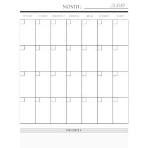 PRINTABLE 12 MONTH BUNDLE Planner | Printable Productivity Planner for ...