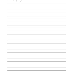 DEAR DIARY Printable BLANK Notes/diary Insert Template | Printable ...