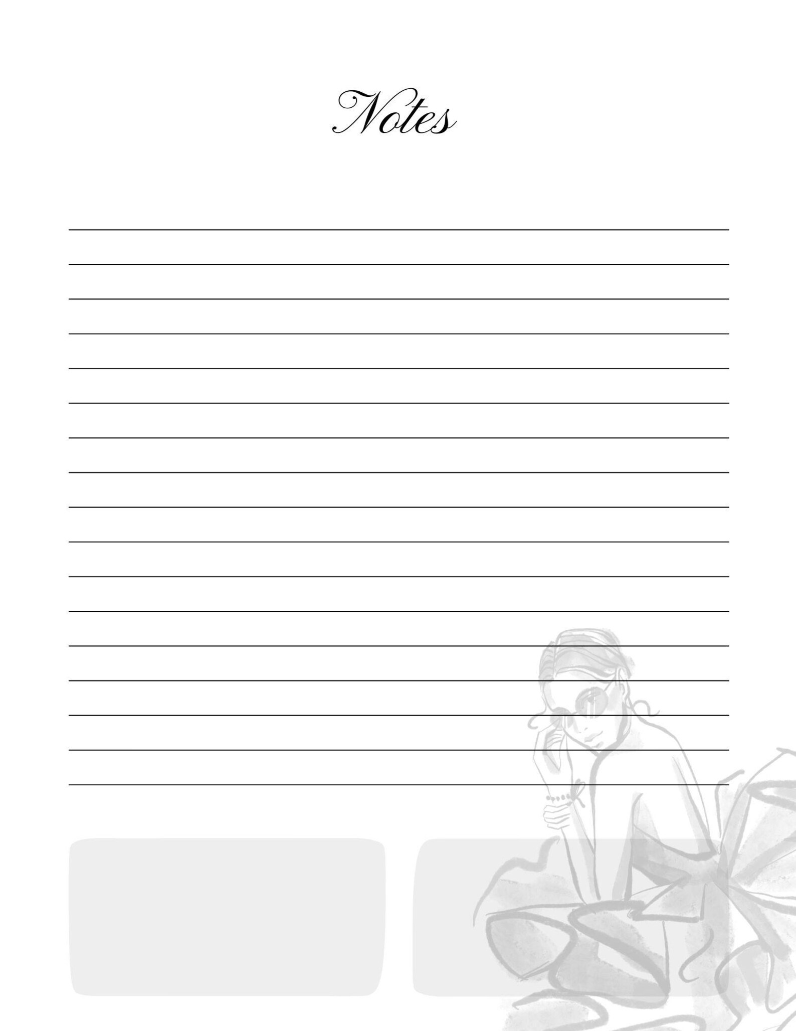 PRINTABLE NOTES BUNDLE Planner | Diary Insert | Template | Pdf ...