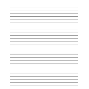 BLANK SIMPLE LINED Notes Page /diary Insert Template | Printable ...