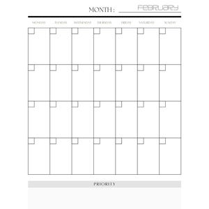 PRINTABLE 12 MONTH BUNDLE Planner | Printable Productivity Planner for ...