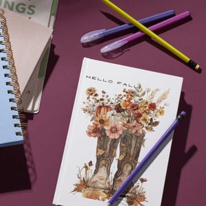 DIGITAL FALL PLANNER Cover | Journal Cover | Notebook Cover | Diary ...
