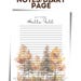 PRINTABLE FALL NOTES Page | Planner Insert | Fall Trees | Fall Leaves ...