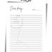 PRINTABLE DEAR Diary/blank Notes Inserts Face#3 | Printable Planner ...
