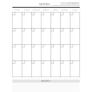 PRINTABLE 12 MONTH BUNDLE Planner | Printable Productivity Planner for ...