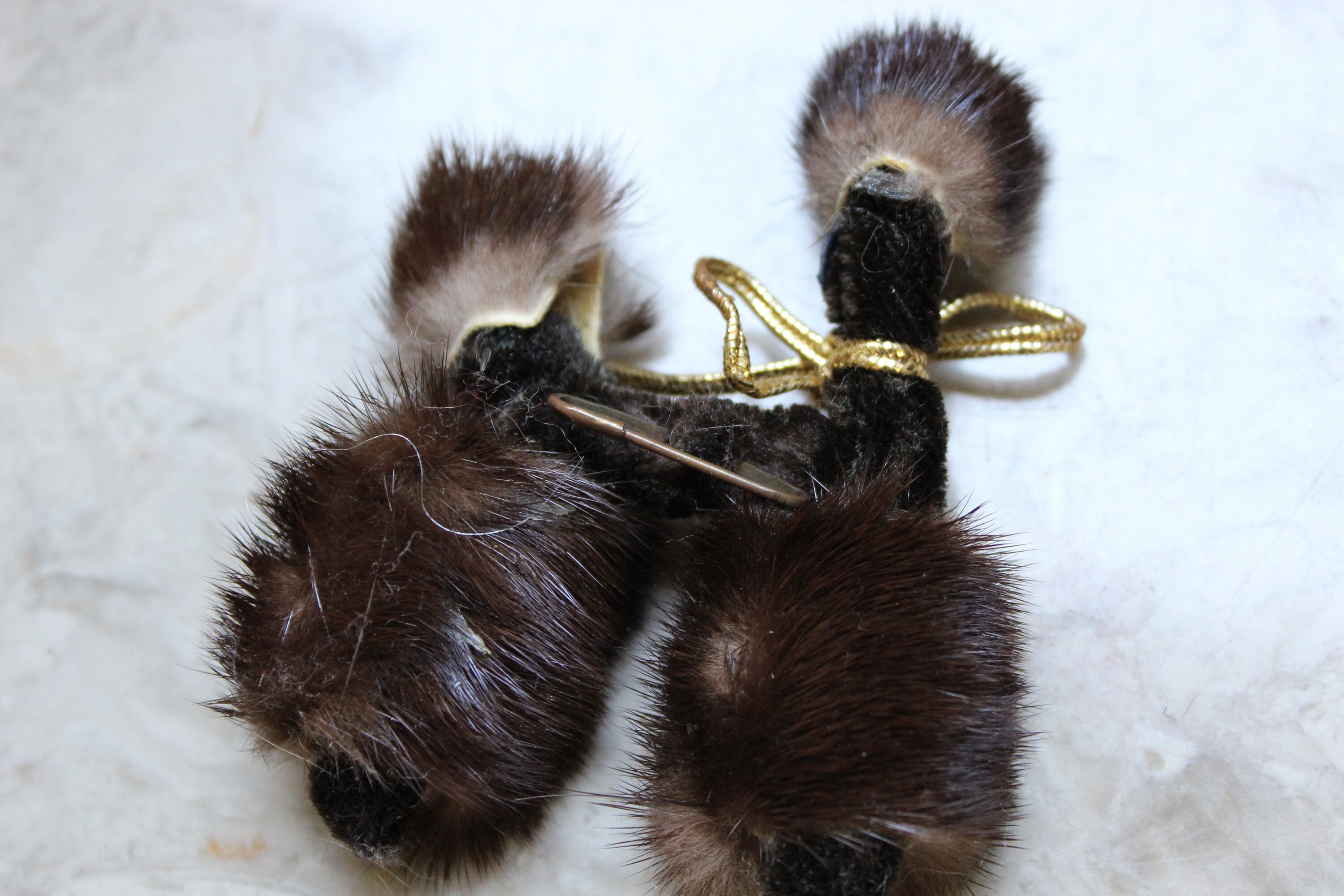 Vintage 1950s 60s Real Mink Fur Poodle Pin Brooch // Pinup Girl - Etsy