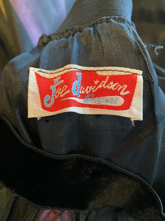 50s Circle Skirt / Vintage 1950s atomic Joe Davidson … - Gem