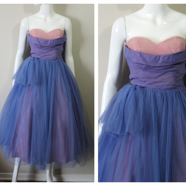 1950s Prom Dress - Etsy