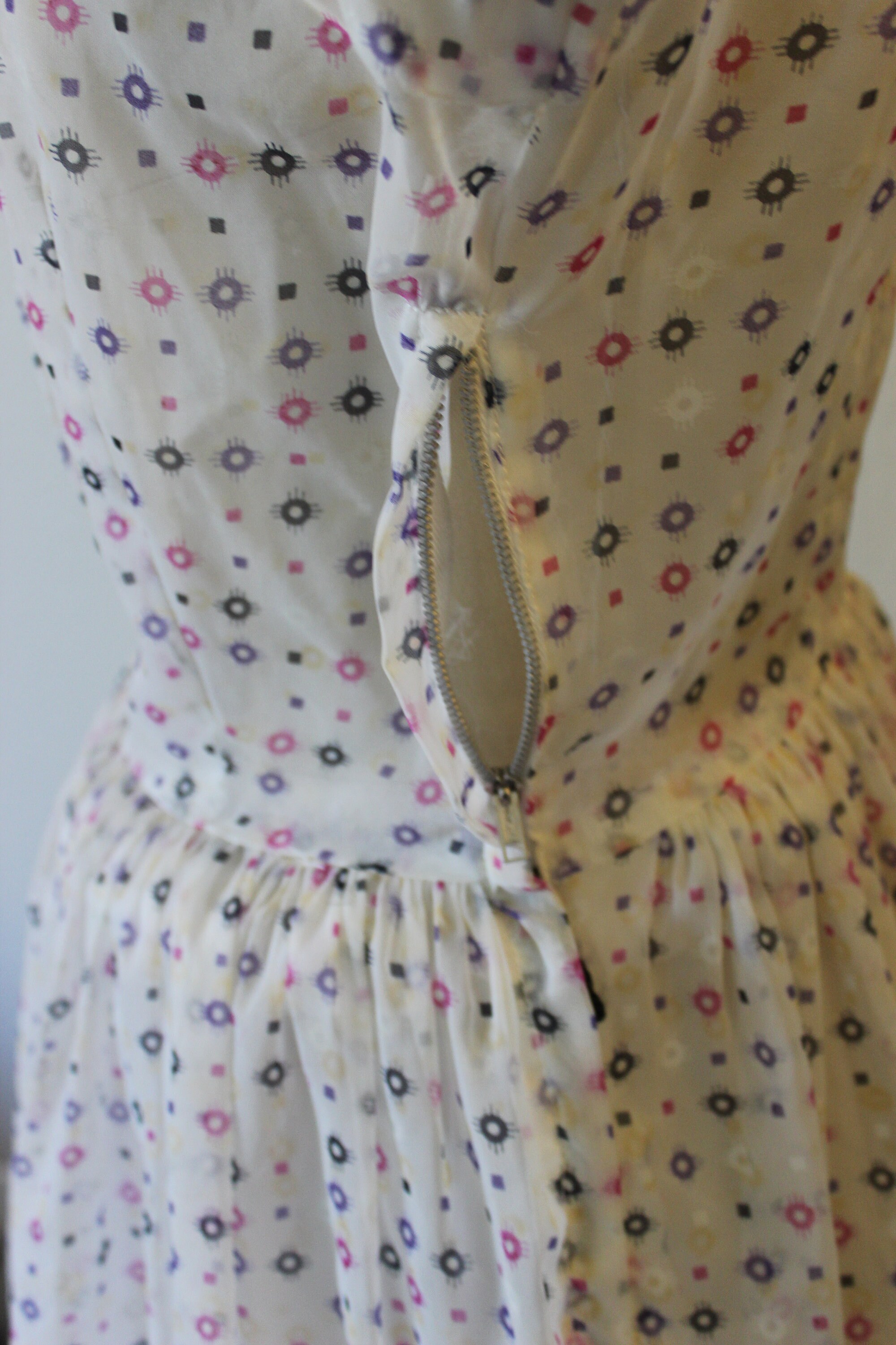 Vintage 1940s Betty Barclay Frocks Sheer Nylon Pink Purple | Etsy