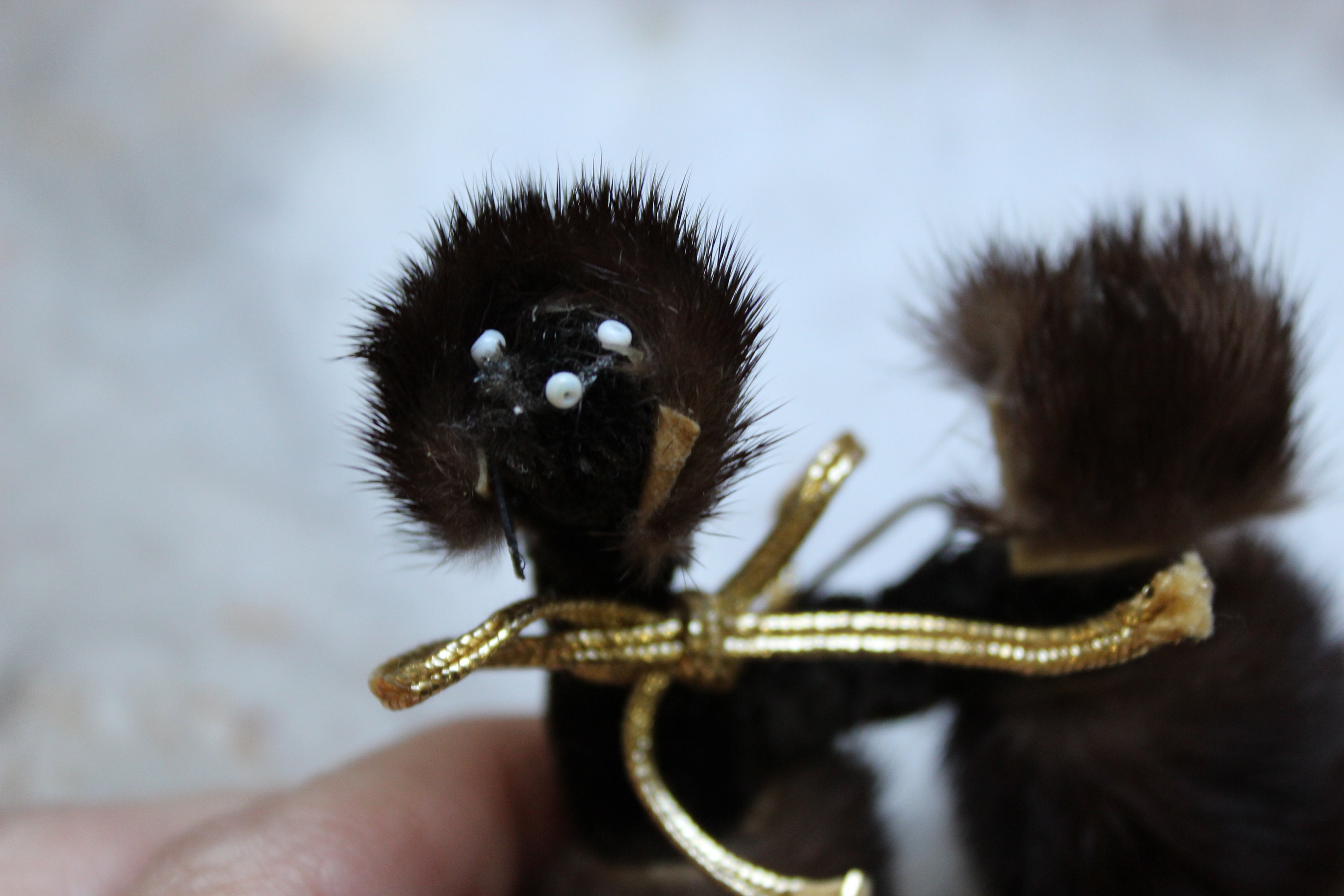 Vintage 1950s 60s Real Mink Fur Poodle Pin Brooch // Pinup Girl - Etsy