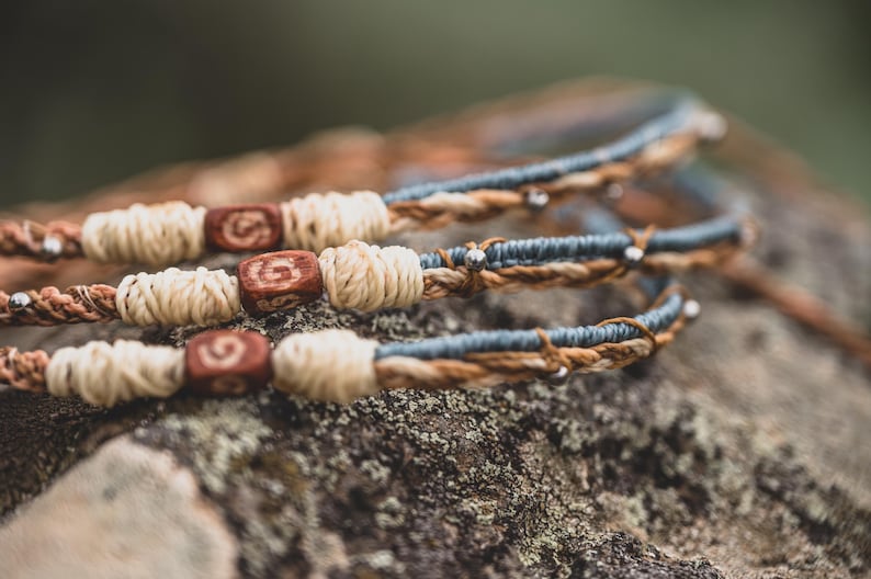JAKE SULLY Necklace AVATAR Inspired - Spiral Wood Bead - Macrame Tribal ...