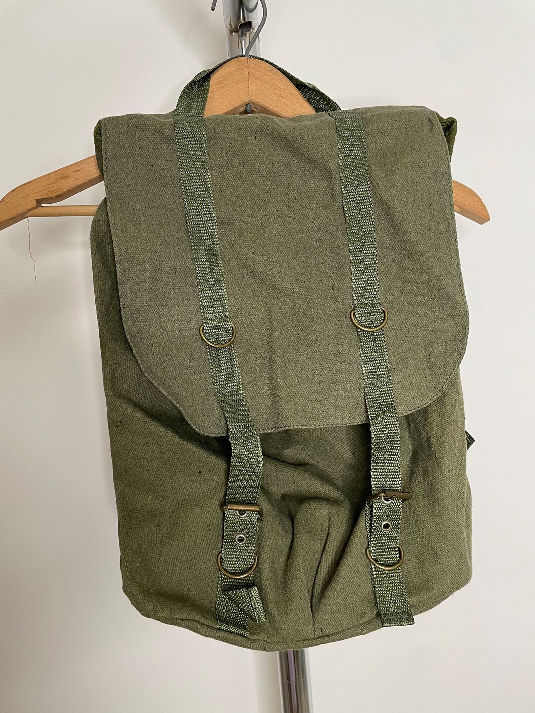 Vintage Army Backpack - Etsy
