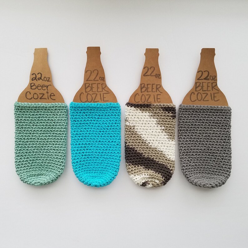 Beer Cozies for 12oz and 22oz Bottles - Gifts for Beer Lovers ...