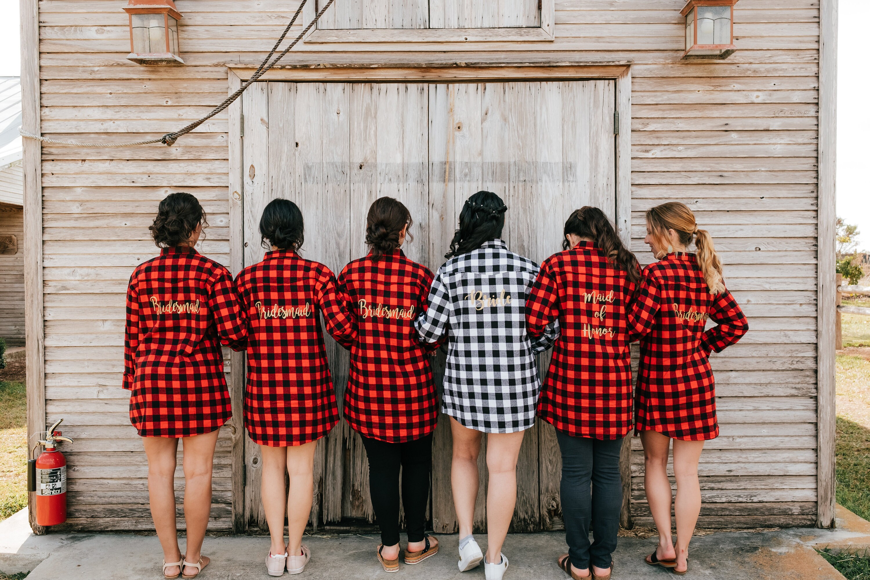 Bridesmaid Getting Ready Flannel - Etsy
