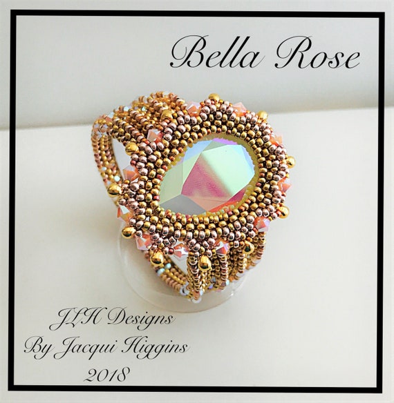 TUTORIAL Bella Rose Bracelet PDF | Etsy